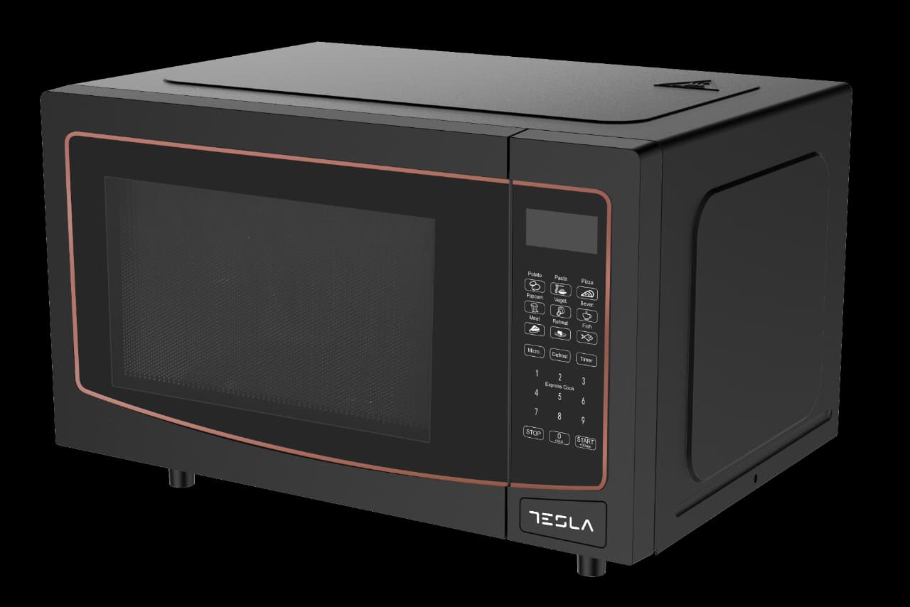 TESLA Digital Microwave Oven, 34 Liter, 1560 Watt, Black - TSL-MW100