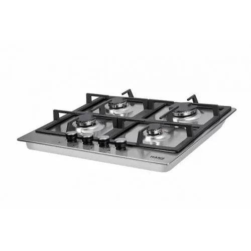 Hans Gas Built-In Hob 4 Burner 60 cm stainless steel Cast Iron Full Sa