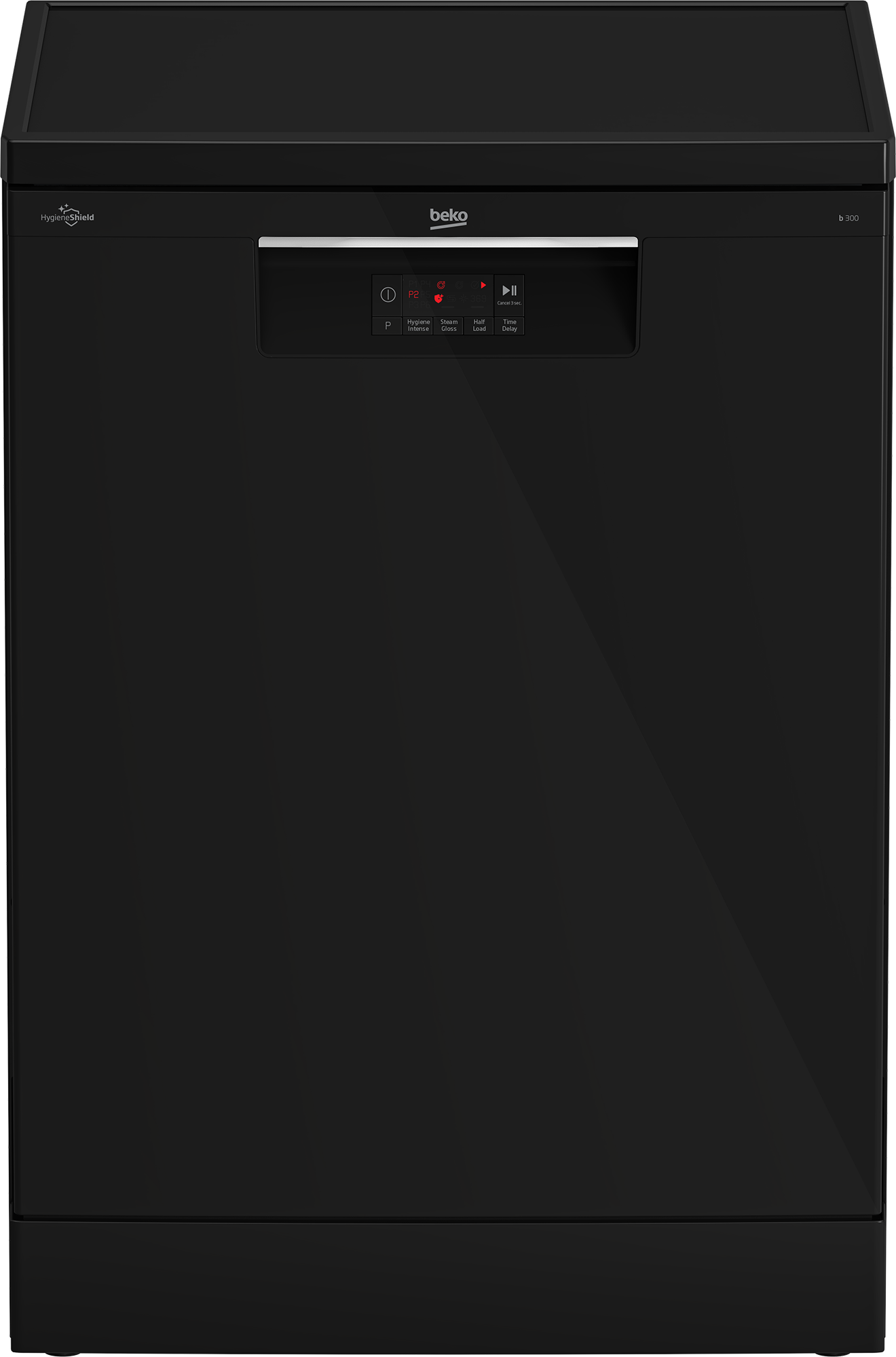 Beko 14 Place 60cm Dishwasher, 5 Programs, Black - BDFN15420B | Egypt